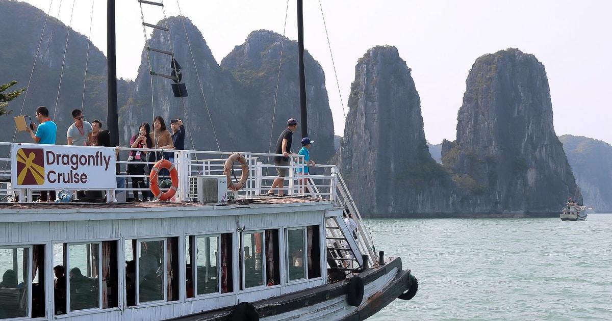 Hanoi: Islands, Caves, Kayak & Halong Dragonfly Boat Cruise | GetYourGuide