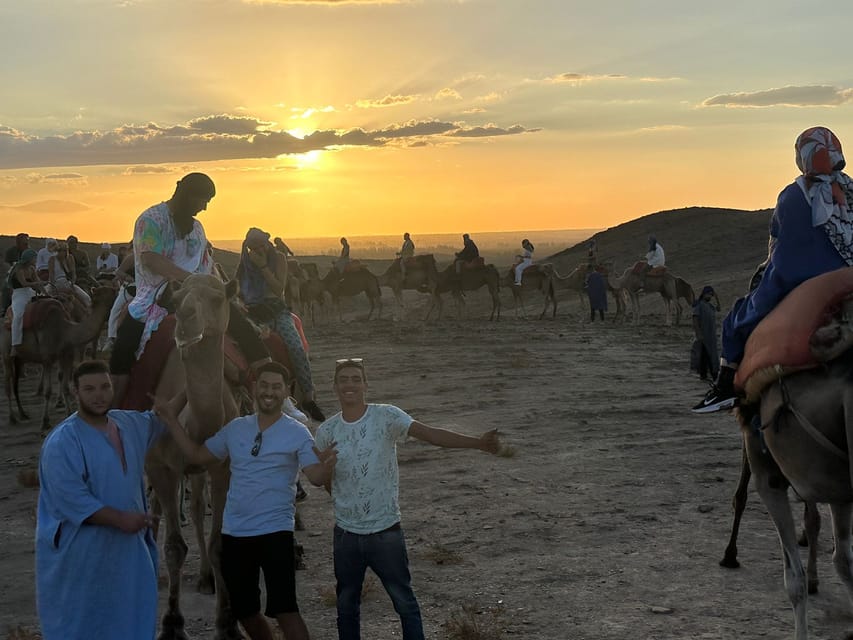 Marrakesh: Agafay Desert Sunset, Camel Ride & Dinner Show | GetYourGuide