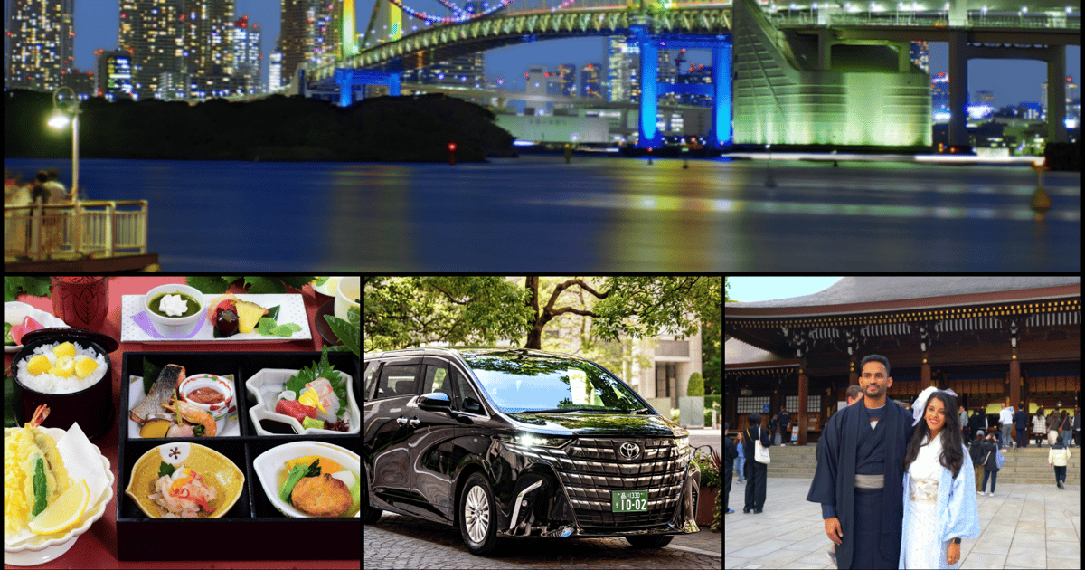 Tokyo: Private Night Tour with Dinner and Kimono Photos | GetYourGuide