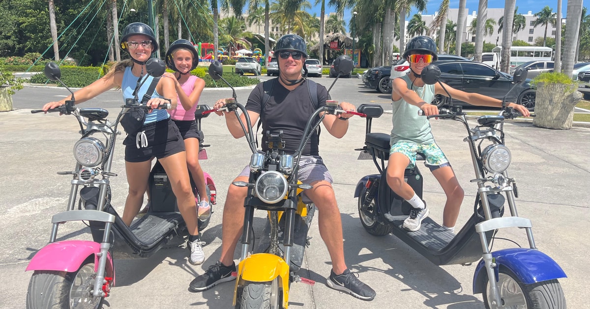 Bavaro Punta Cana: City Tour with Harley models E-Scooters | GetYourGuide