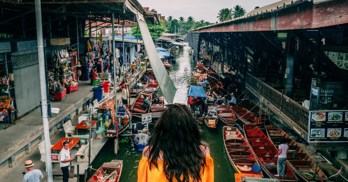 BKK: Maeklong Railway, Sugar Palm Factory & Floating Market | GetYourGuide