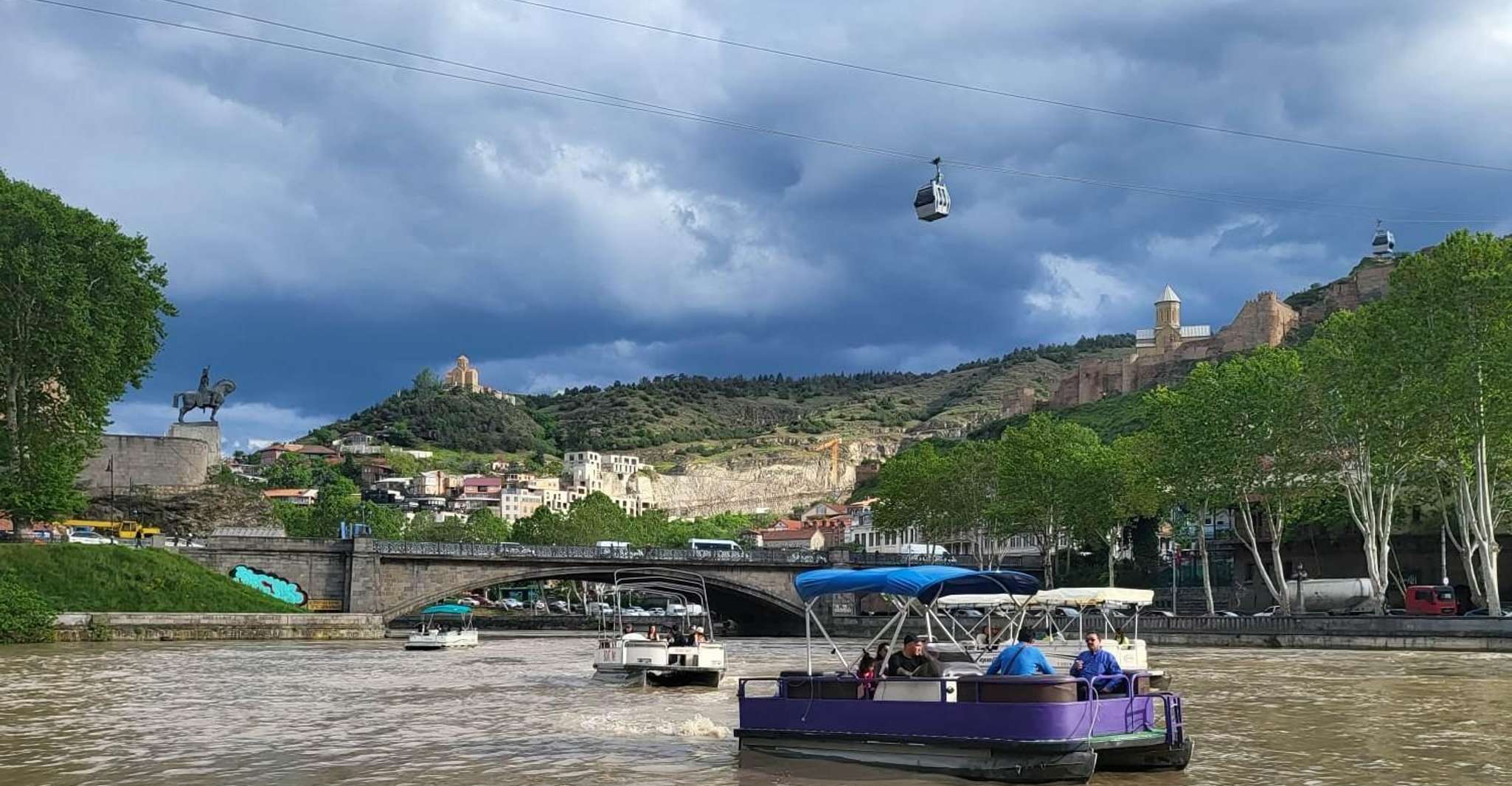Tbilisi Mtkvari Kura River Trip by Boat from Old Town - SuiteTrails