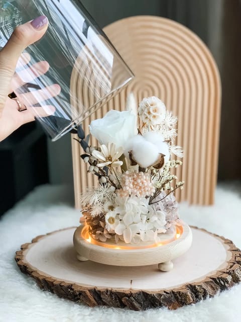 Create Dried Flower Bell Jar Workshop in Paris | GetYourGuide