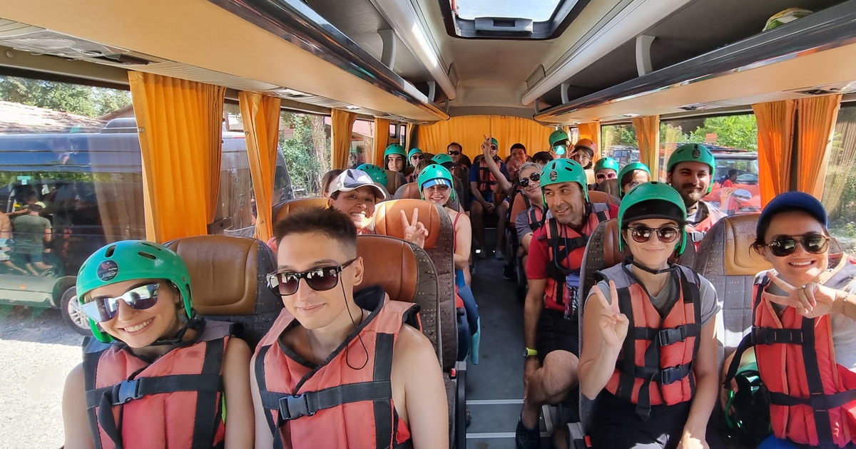 Desde la ciudad de Side: tour combinado de rafting, tirolina y buggy 3 en 1 | GetYourGuide