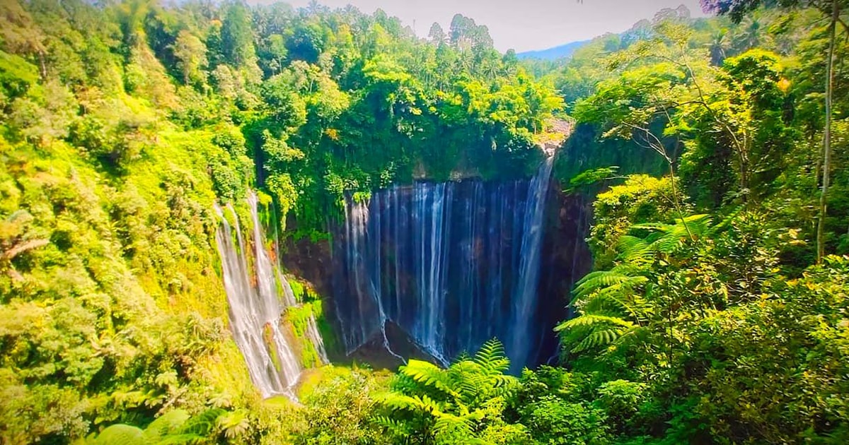 Private Tagestour zum Tumpak Sewu Wasserfall Start Malang Stadt ...