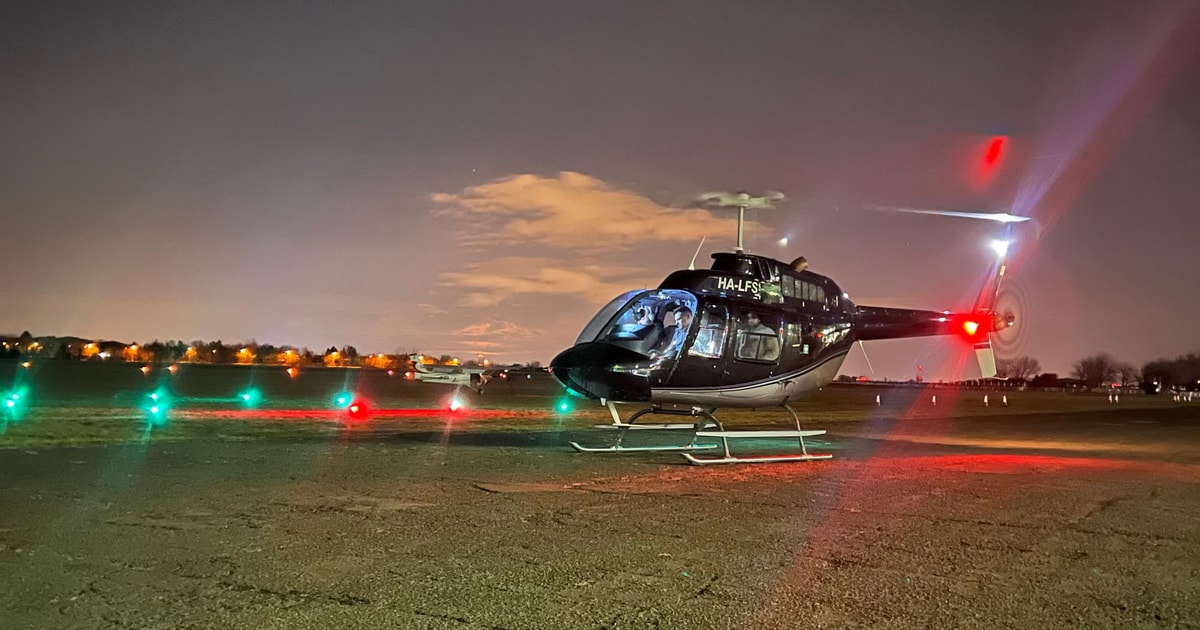 Budapest: Helicopter Night Flight | GetYourGuide