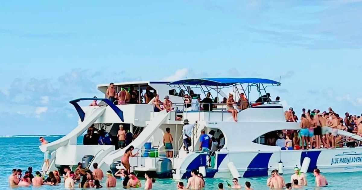 Sosúa: party boat ride with snorkeling, snacks, and BBQ with drinks ...