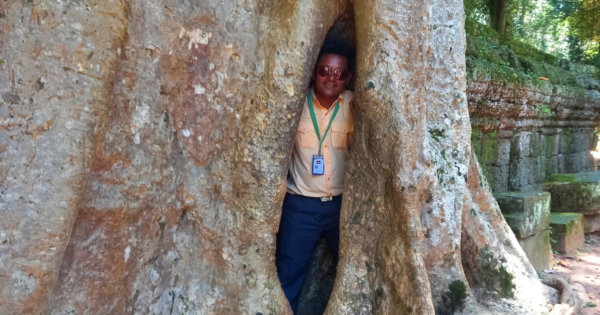 Solopgang i Angkor Wat, udforskning af andre templer med spansktalende ...
