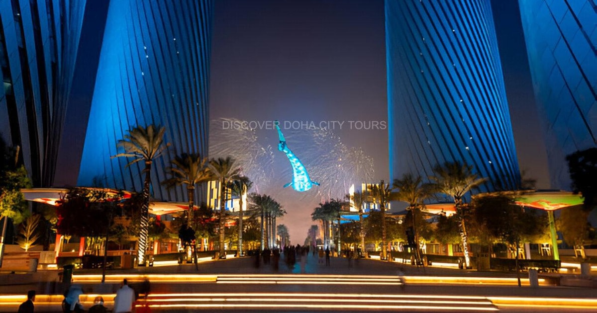 Doha: Night City Lights Tour with Arabian Dhow Cruise | GetYourGuide