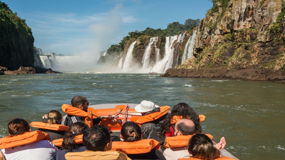 Brazilian Falls With Macuco Safari Boat | GetYourGuide
