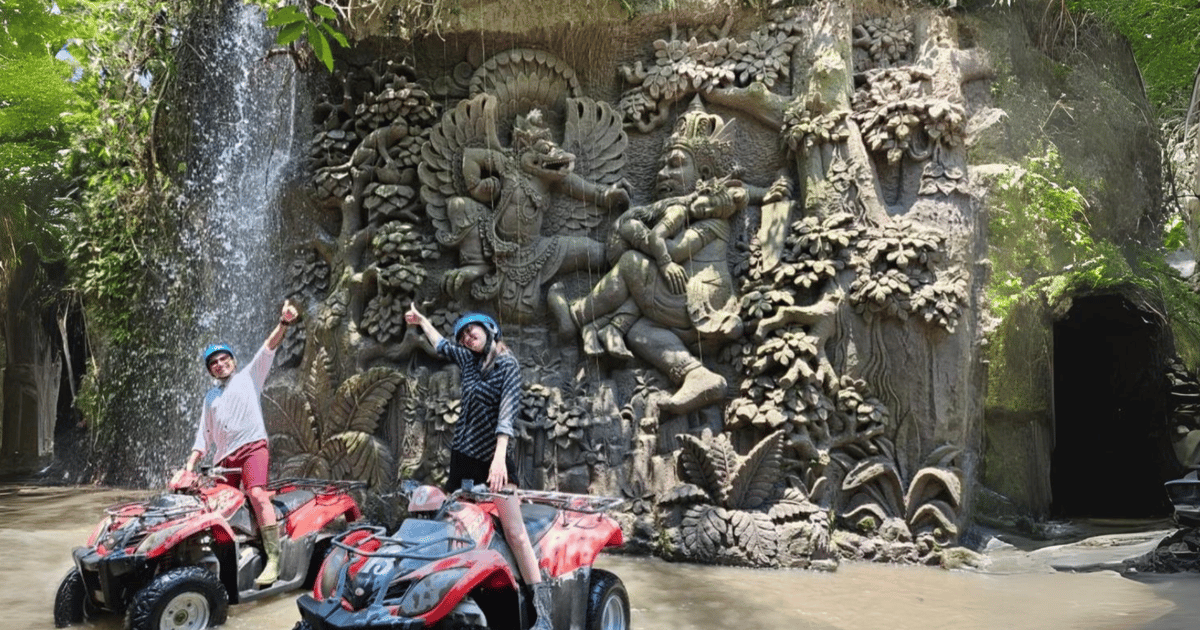 Atv Adventure Through Balinese Cliff Carvings & Waterfall | GetYourGuide