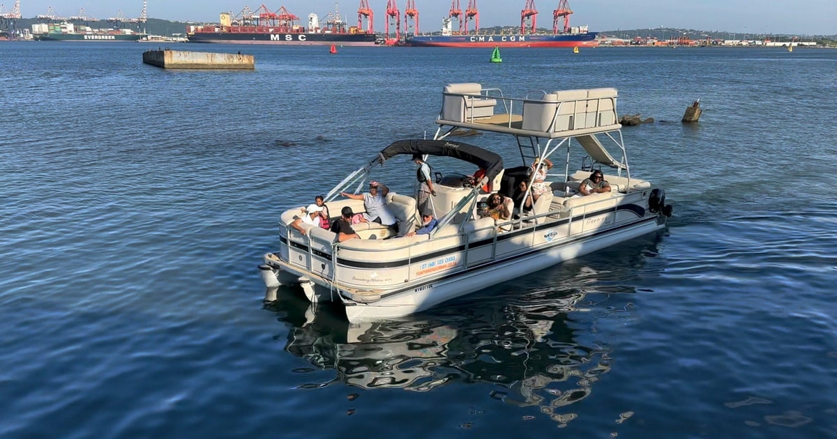 Durban: Pontoon Boat Harbor Cruise | GetYourGuide