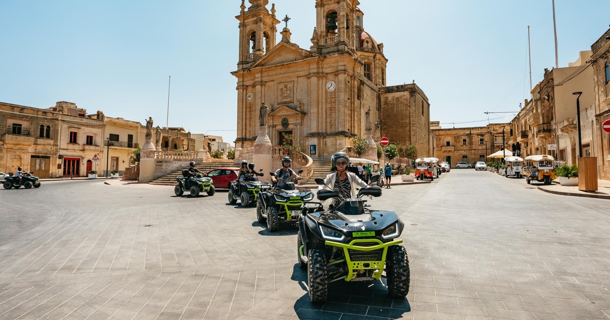 From Malta: Gozo Quad Bike Tour + Comino Boat Tour and Lunch | GetYourGuide