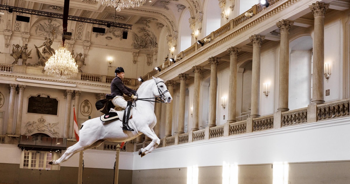 Lipizzanernas uppträdande på spanska ridskolan | GetYourGuide