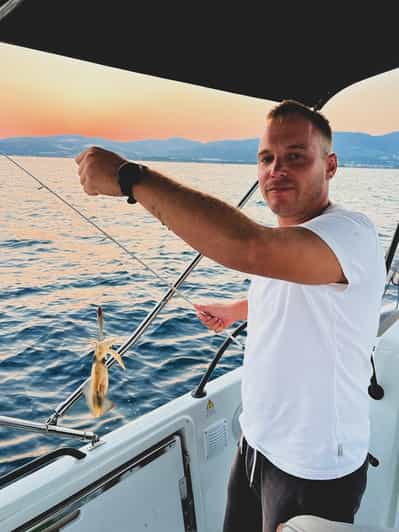The Squid Hunting Game and sunset Slatine Čiovo | GetYourGuide