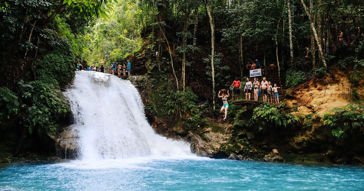 Montego Bay/Falmouth: Blue Hole Falls und Dunn's River Falls | GetYourGuide