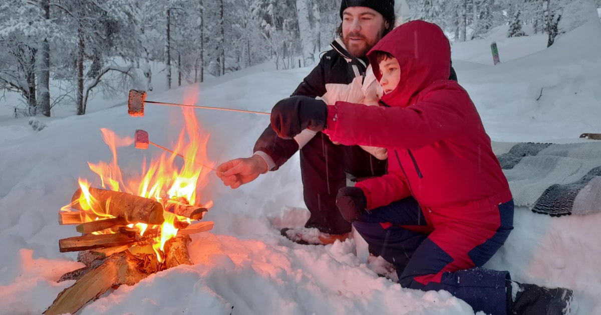 Levi: Snowshoeing and Marshmallow Grilling in the Snow | GetYourGuide