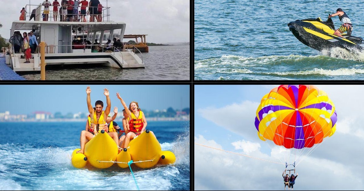 Goa: Dubbeldeksbootfeest met 5 watersporten | GetYourGuide