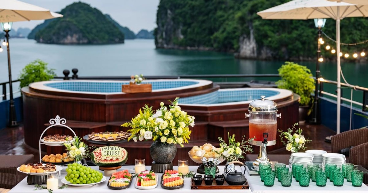 Ab Hanoi: BEST Ha Long Bay Tour auf der 5-Sterne Pamela Cruise ...