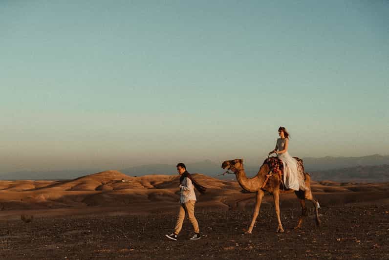 Marrakech: Sunset Camel Ride and Dinner in Agafay Desert | GetYourGuide