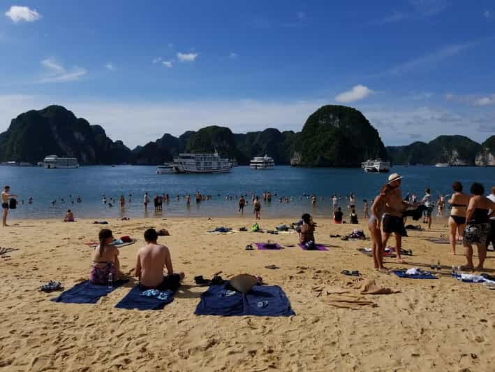 Hanoi: Halong Bay Day Trip with Titop Island, Cave, & Kayak | GetYourGuide