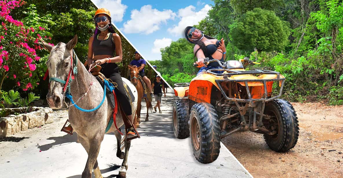 Horseback Riding & ATV Adventure with Ziplines & Cenote | GetYourGuide