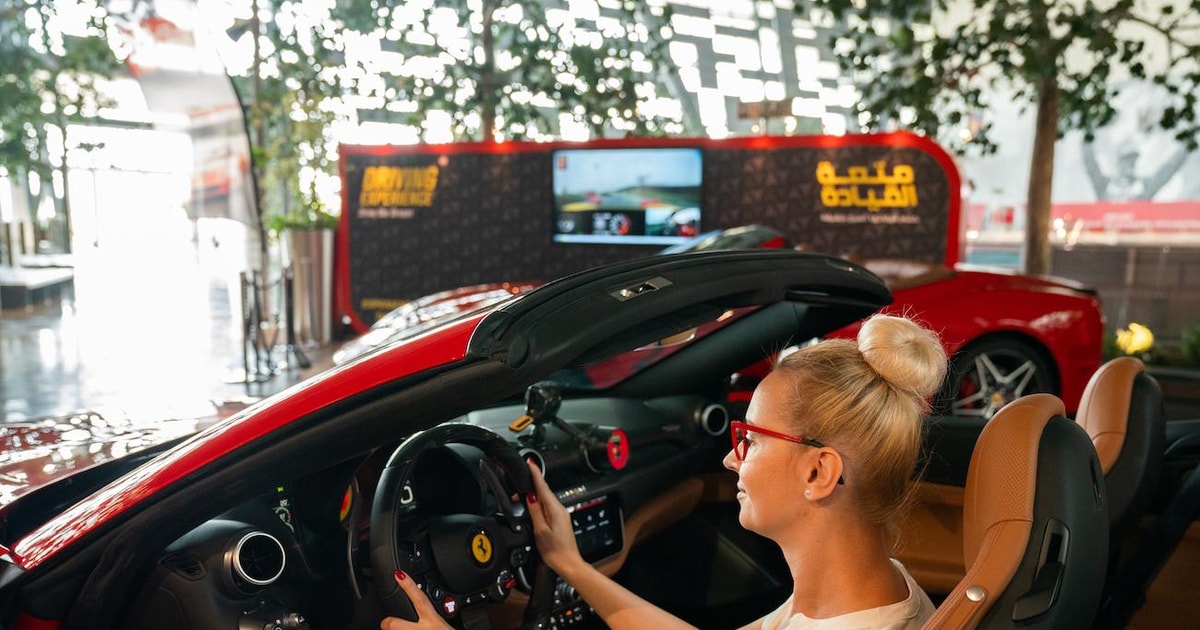 Abu Dhabi: Ferrari World Entry Ticket & Driving Experience | GetYourGuide