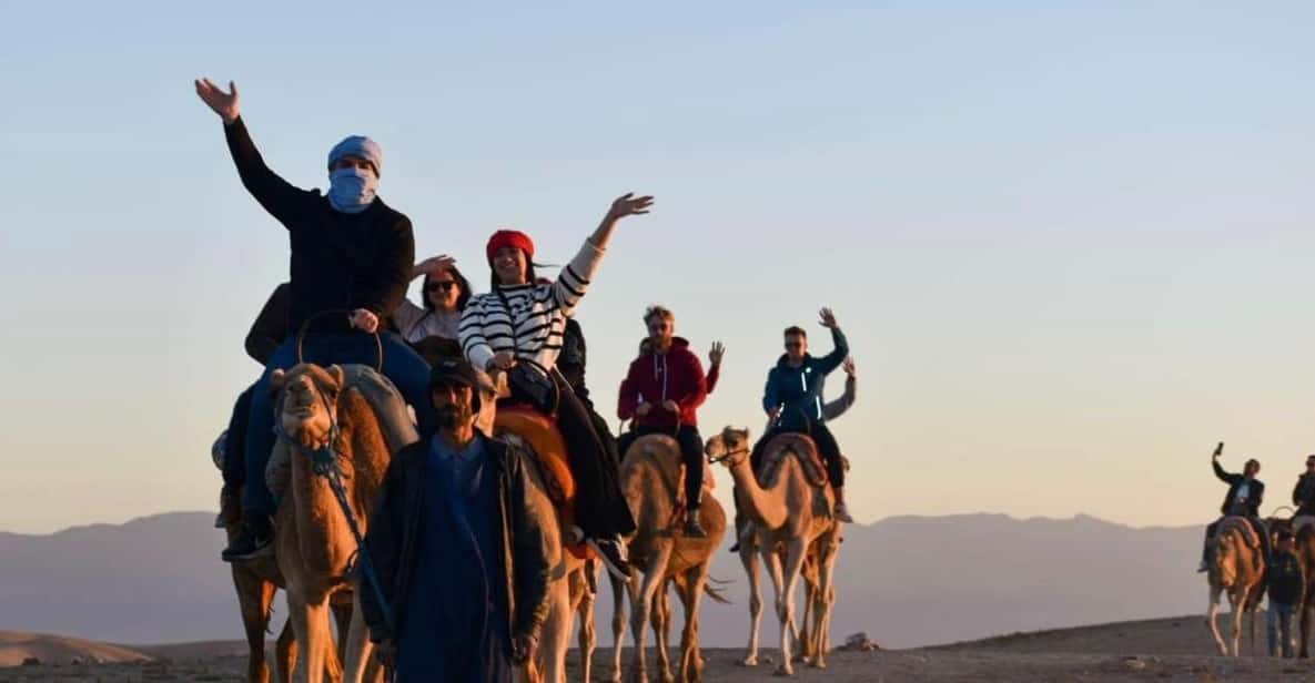 Marrakech:Sunset in the Agafay Desert Camel Ride Dinner Show | GetYourGuide