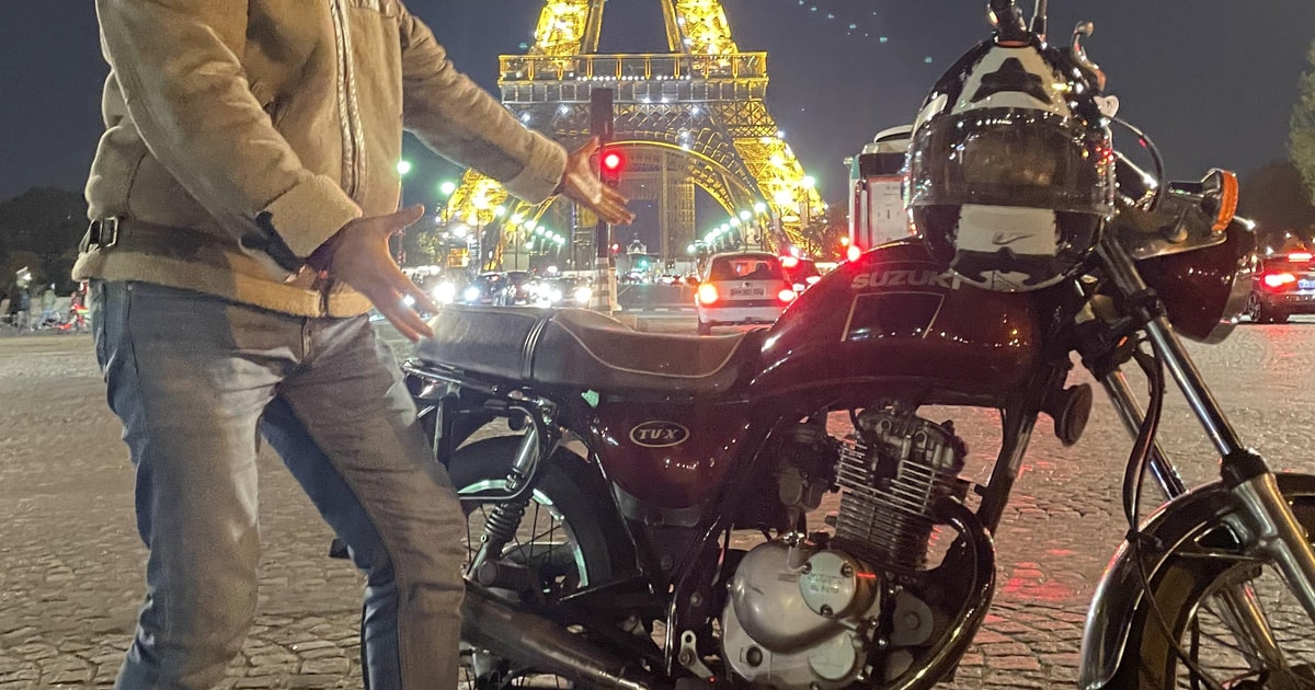 Paris by motorcycle by night | GetYourGuide