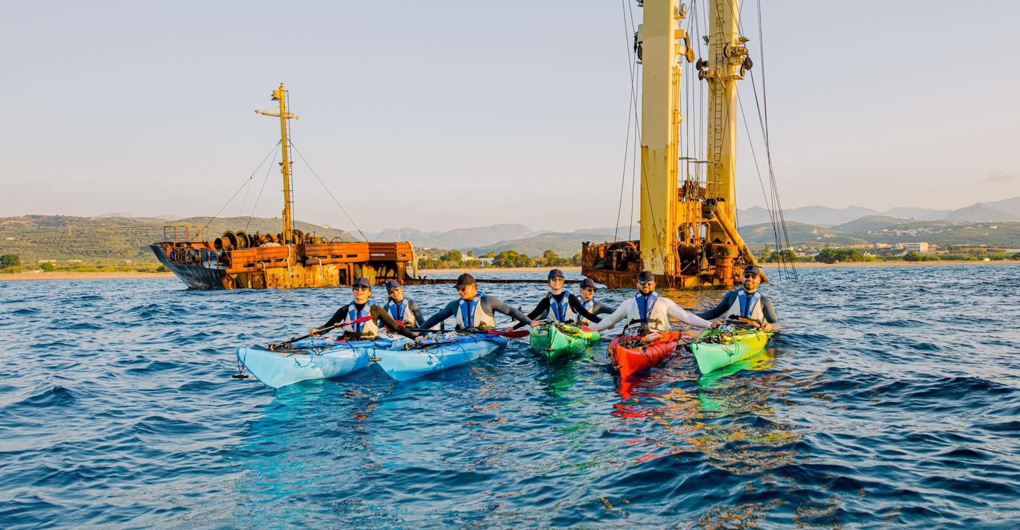 Kissamos, Kayak Sunset Tour to Shipwreck and Exclusive beach | Water ...