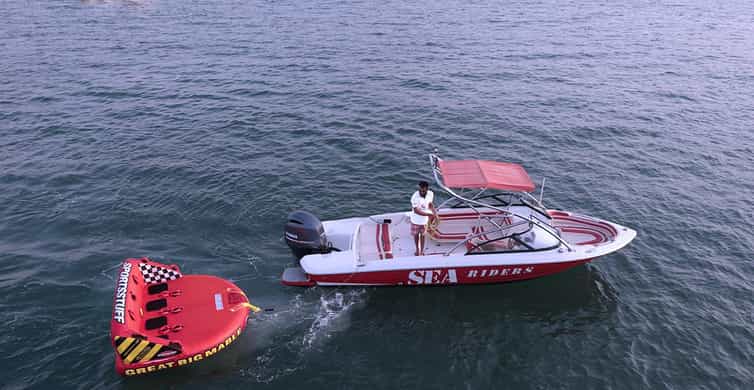 Dubai: Exclusive 15 Mins Donut Boat Ride For Group | GetYourGuide