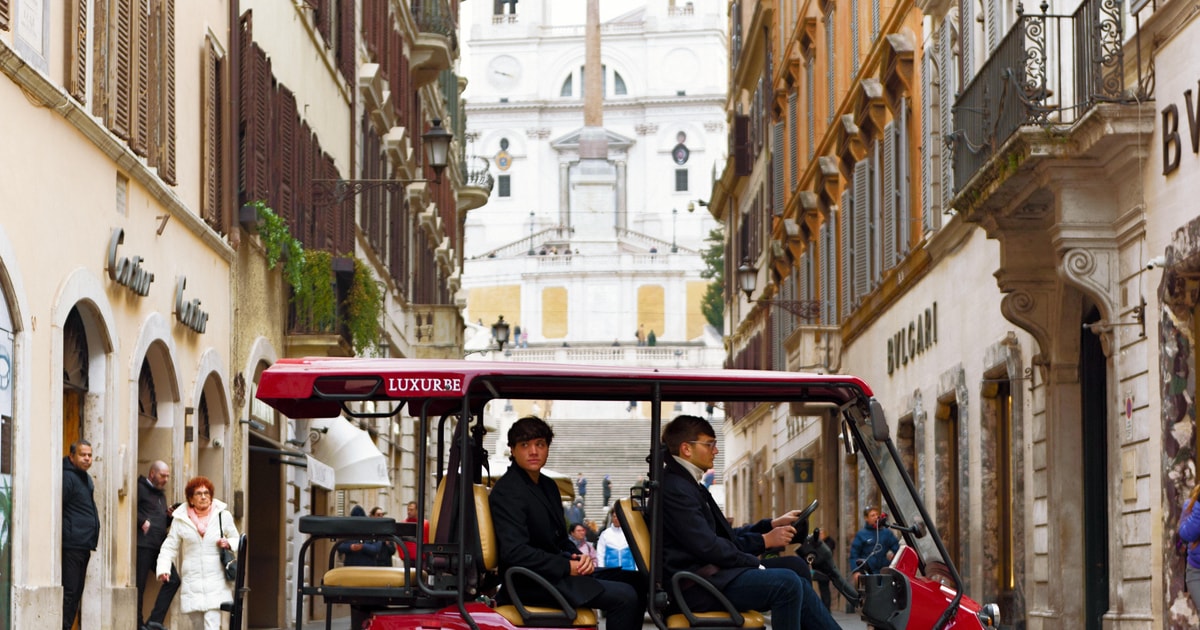 Rom: Golfvognstur til torve og springvand | GetYourGuide