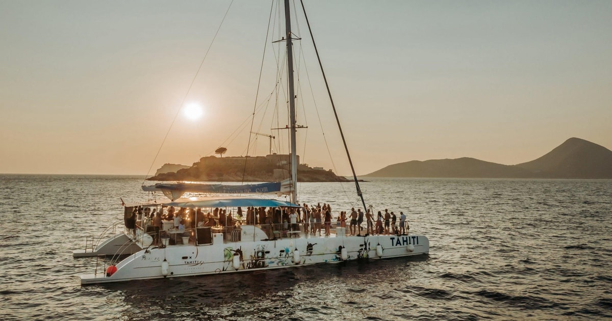 Ile aux cerf & GRSE Waterfall Catamaran Trip with BBQ Lunch | GetYourGuide