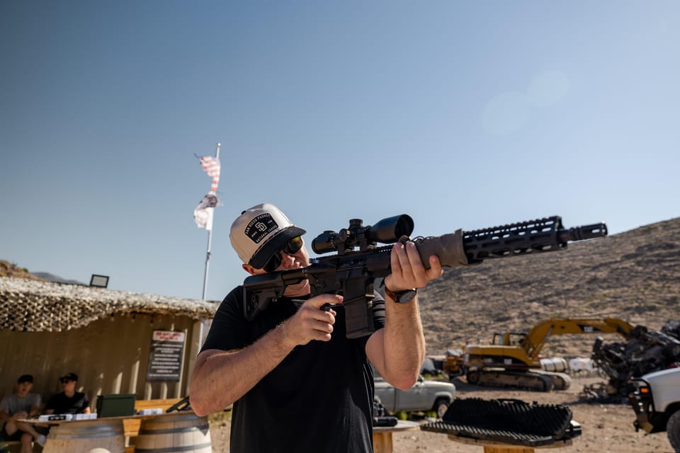 Las Vegas: Outdoor Shooting Range Experience with Instructor | GetYourGuide