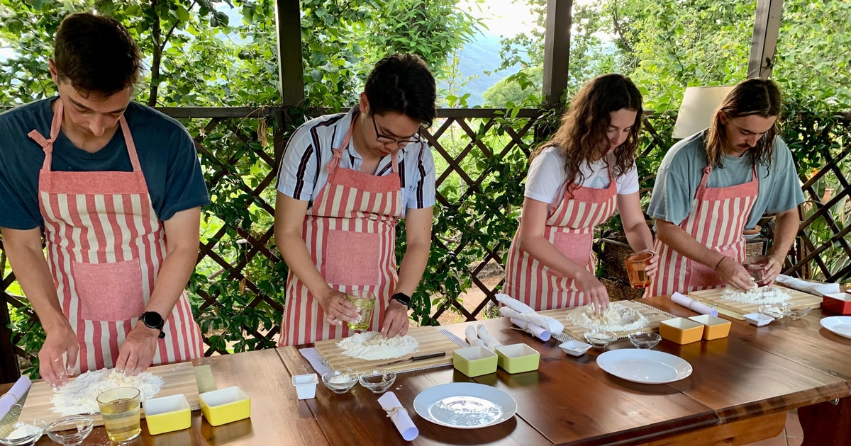 Salerno: Relax day in the green: Cooking Class, Pool, Dinner | GetYourGuide