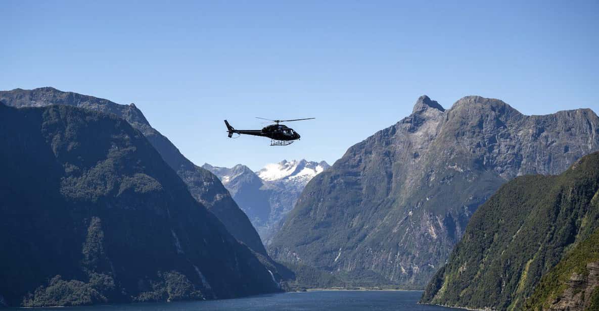 Milford Sound Heli-Cruise-Heli + Earnslaw Burn Heli Tour | GetYourGuide