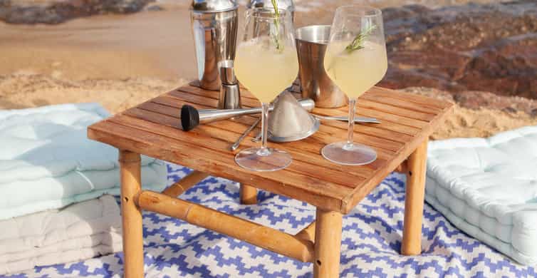 Mykonos: Sunset Cocktail Making Class on a Secluded Beach | GetYourGuide