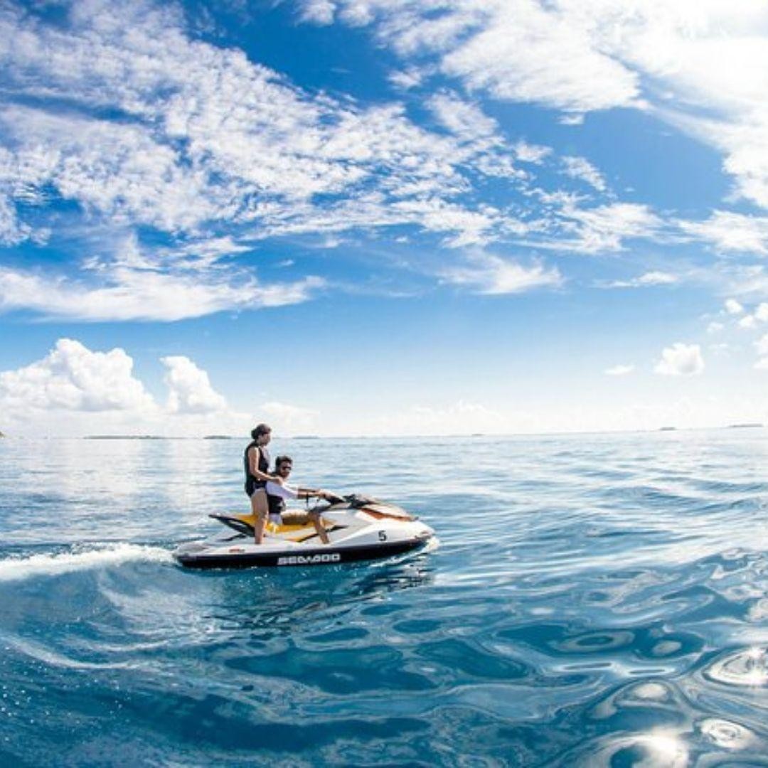 Doha: Skyline & Sea Jet Ski Guided Tour | GetYourGuide