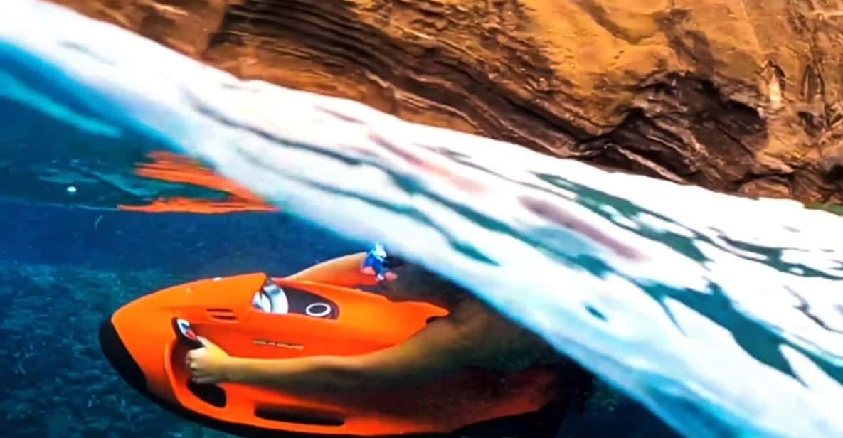 Mauritius: SEABOB exploration in the northern natural aquariums ...