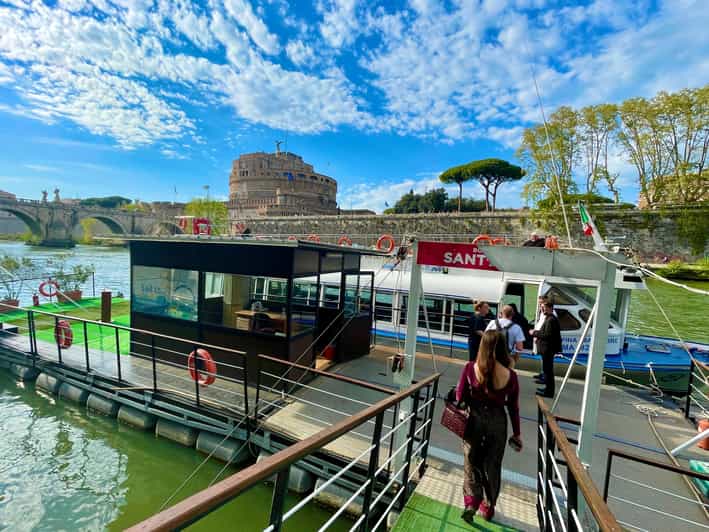 Rome: Catacombs Tour & Tiber River Boat Hop on Hop Off | GetYourGuide