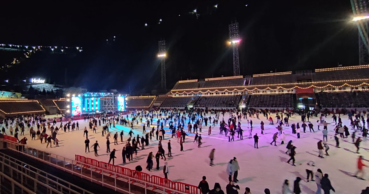 アルマトイスケートリンク・メデオ、メデオ・ダム、シャイムブラク | GetYourGuide