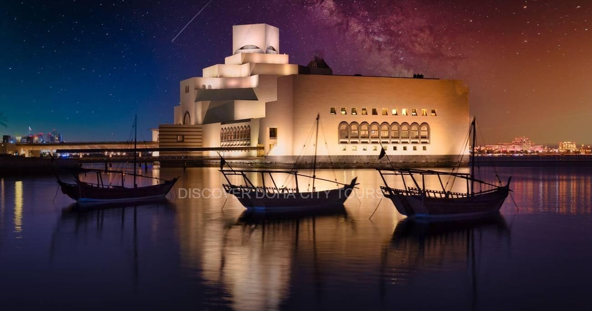 Doha: Moonlight Adventure City Tour with Arabic Dhow Cruise | GetYourGuide