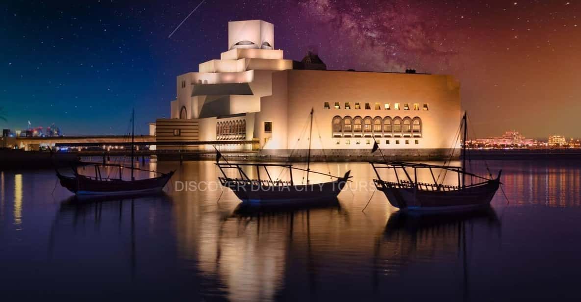 Doha: Moonlight Adventure byrundvisning med arabisk dhow-krydstogt ...