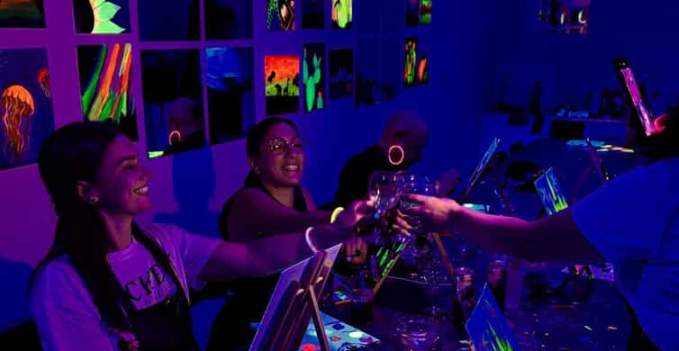 Malta: Glow-in-the-Dark Drink & Paint Experience | GetYourGuide