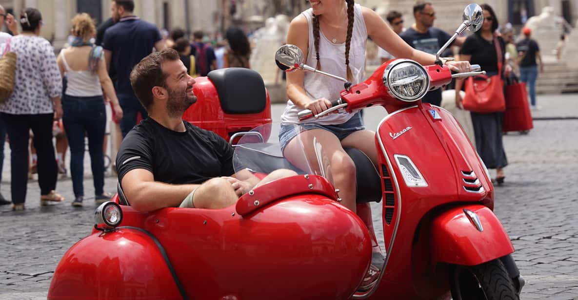 Tour di Roma in Vespa con sidecar: esperienza panoramica di 90 minuti ...