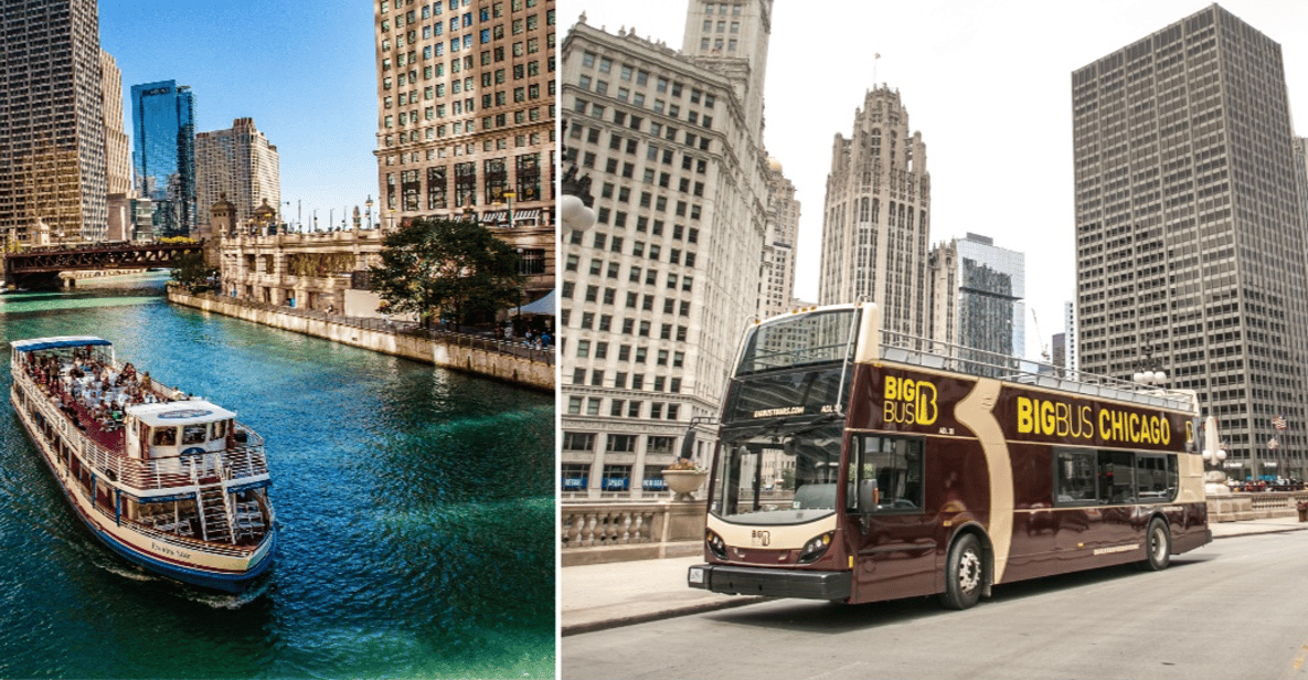 Chicago: tour con autobús libres y crucero por el río de la ...