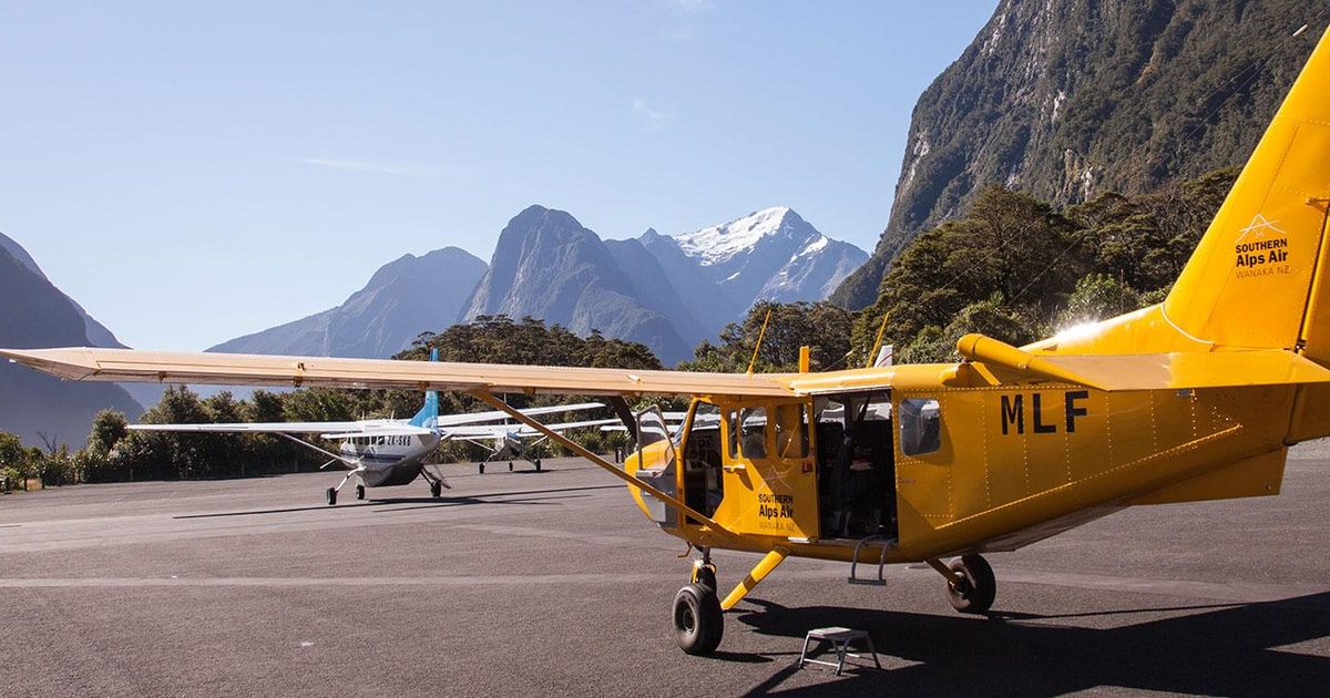 From Wanaka: Milford Sound Flight with Landing & Glaciers | GetYourGuide