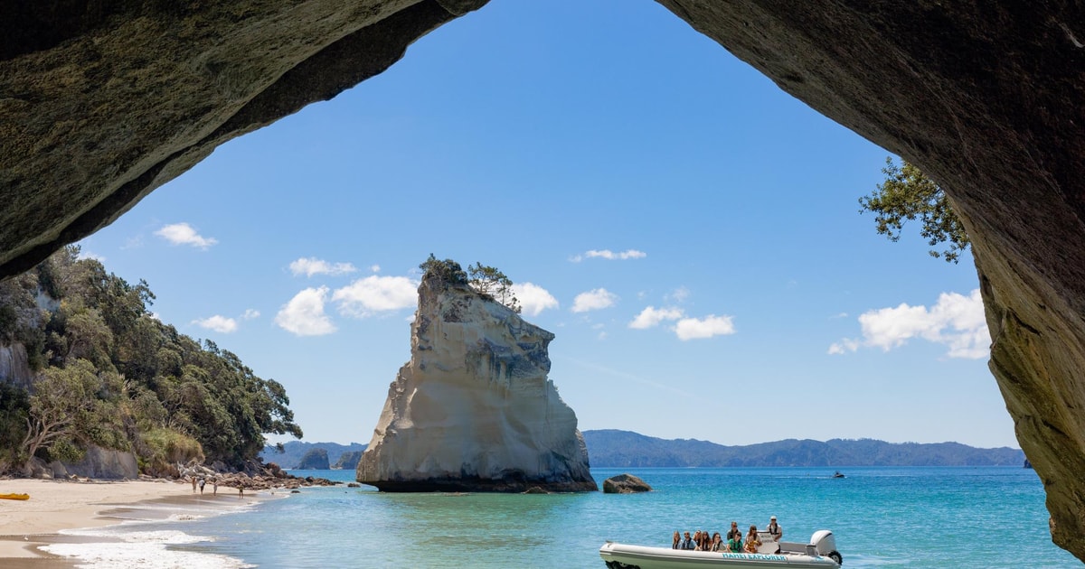 Hahei: Explorer Cathedral Cove Boat Tour | GetYourGuide