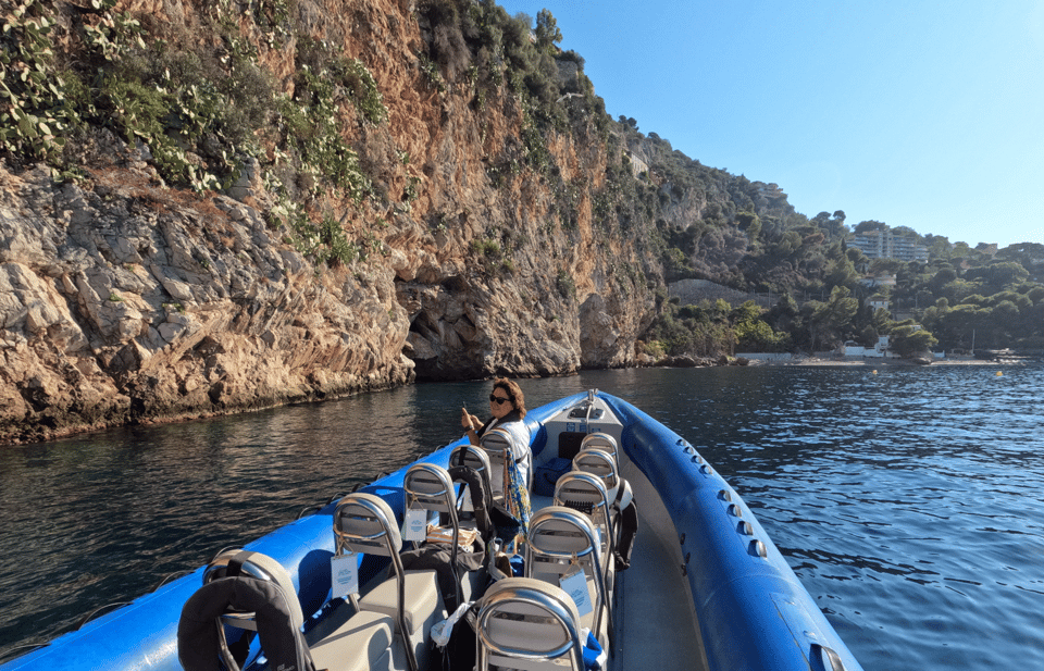 Nice: Mala Caves, Villefranche & Snorkeling Boat Tour | GetYourGuide