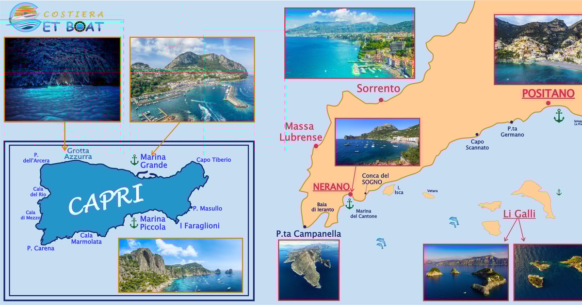 Amalfiküste & Insel Lì Galli TOUR – ab Maiori & Amalfi | GetYourGuide